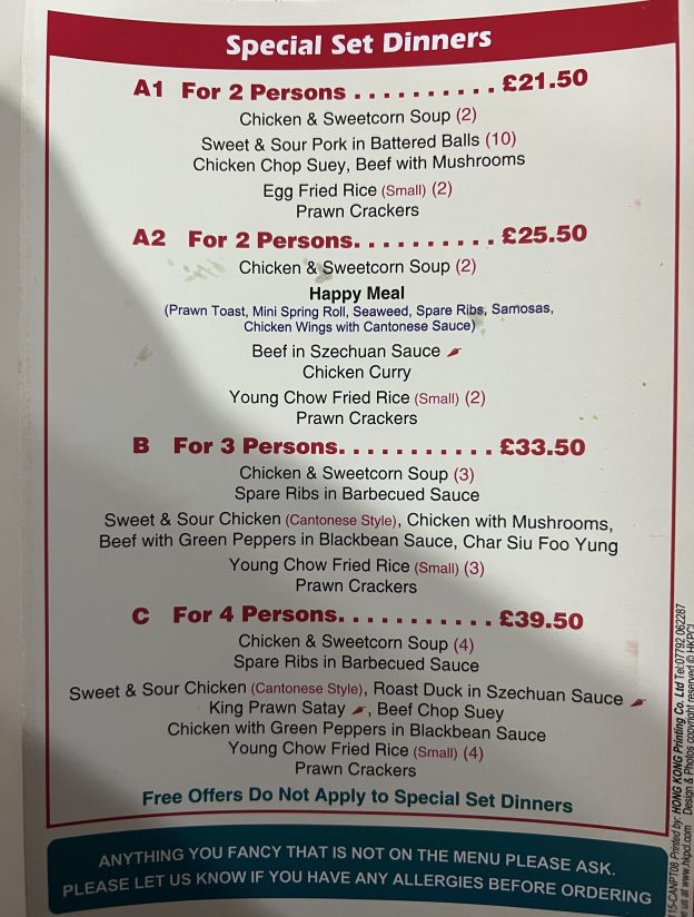 Canton Palace Blackpool | Great Peking & Cantonese Food To Take Away ...