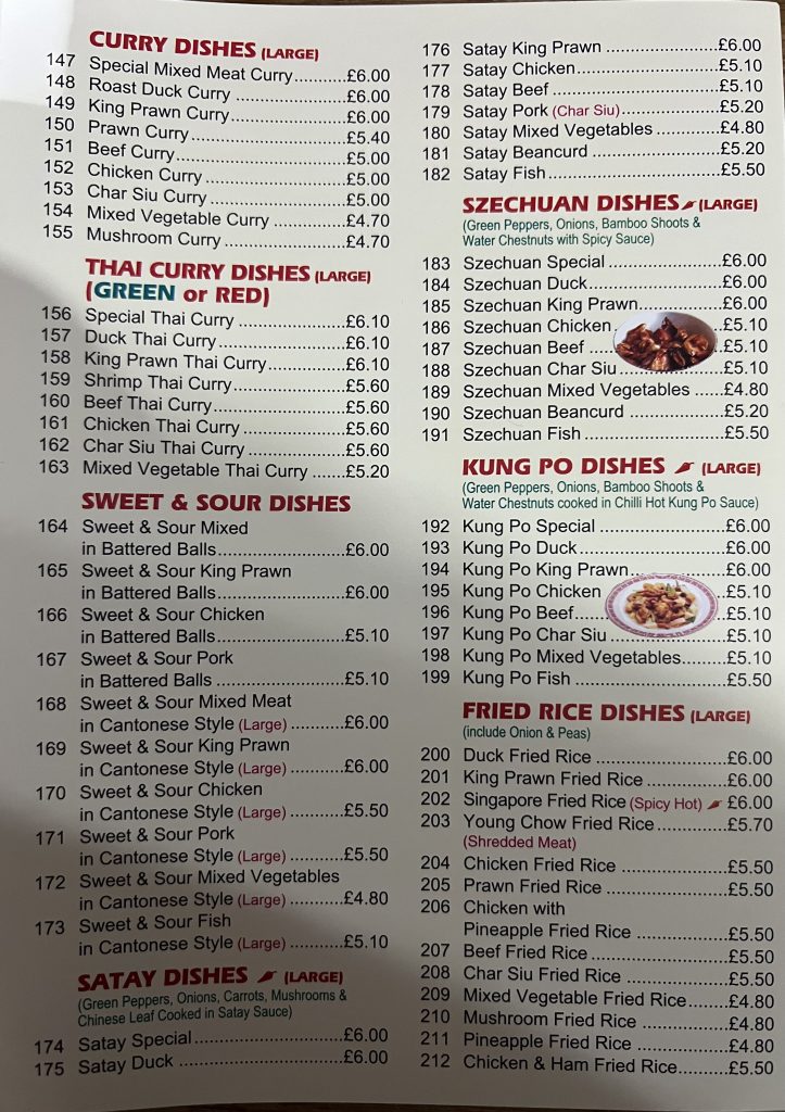 Canton Palace Blackpool | Great Peking & Cantonese Food To Take Away ...